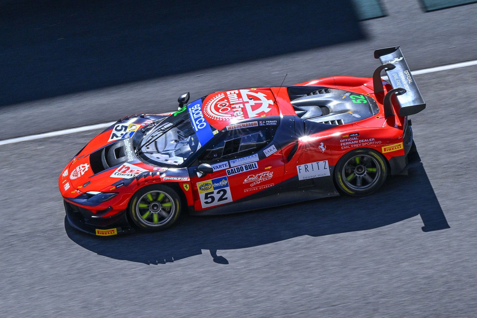 Luka Nurmi juhli jälleen Italian GT3 Sprint ratasarjan ...