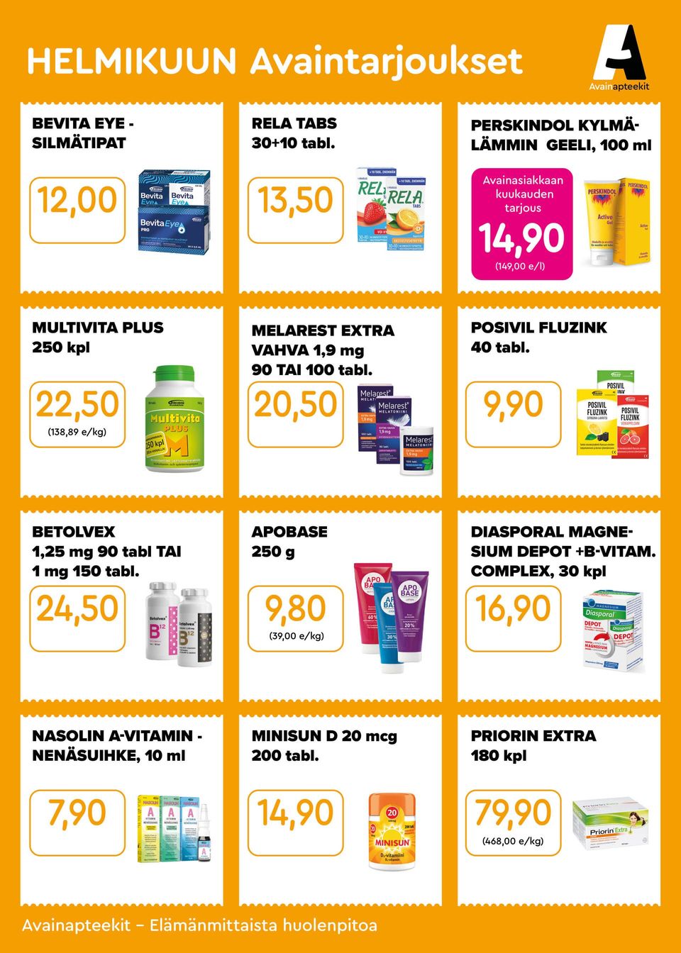 Tarjoukset | Turtolan Apteekki, Tampere