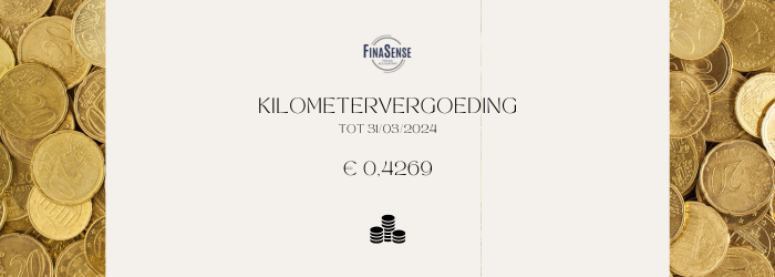 Kilometervergoeding 1ste kwartaal 2024