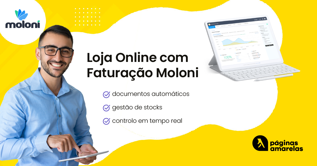 Lojas Online e Sistema Faturação Moloni | Páginas Amarelas