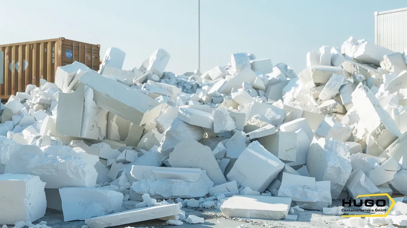 Styropor entsorgen Berlin HUGO Containerservice GmbH