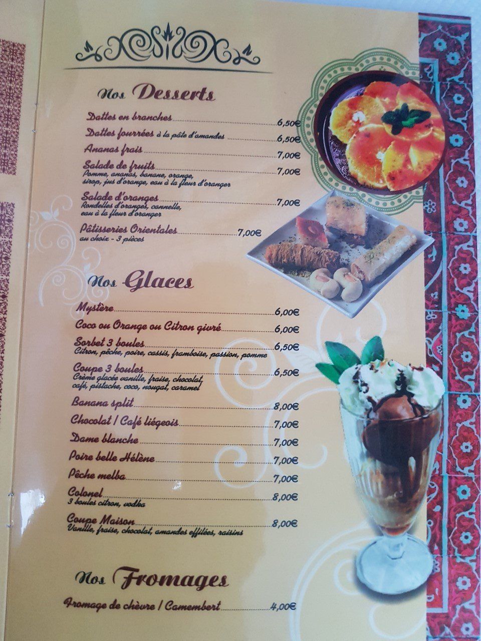 Des plats et des menus typiquement marocains à Ozoir-la-Ferrière