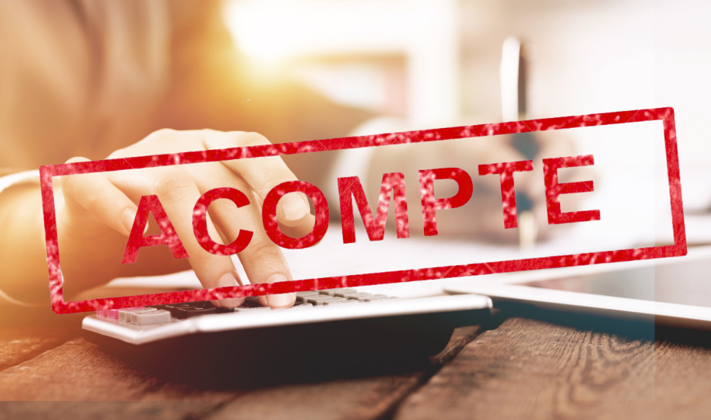 Acomptes et libérations d'heures