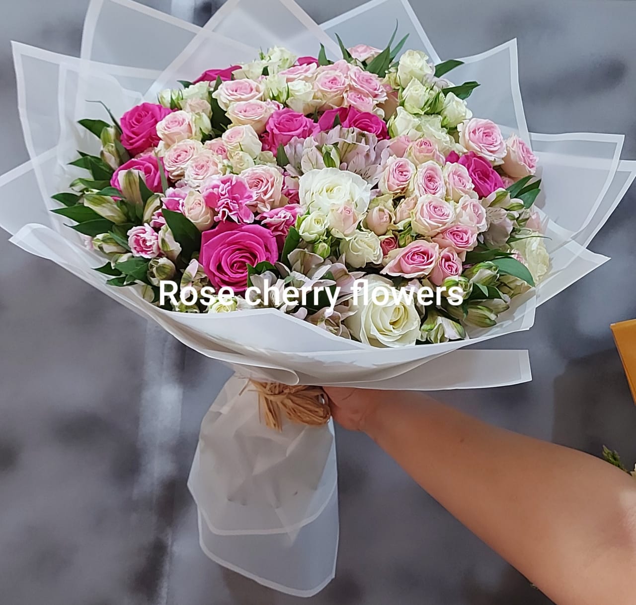 Rose Cherry Flowers | Free Delivery | Same Day in Dubai, Abu Dhabi, Sharjah