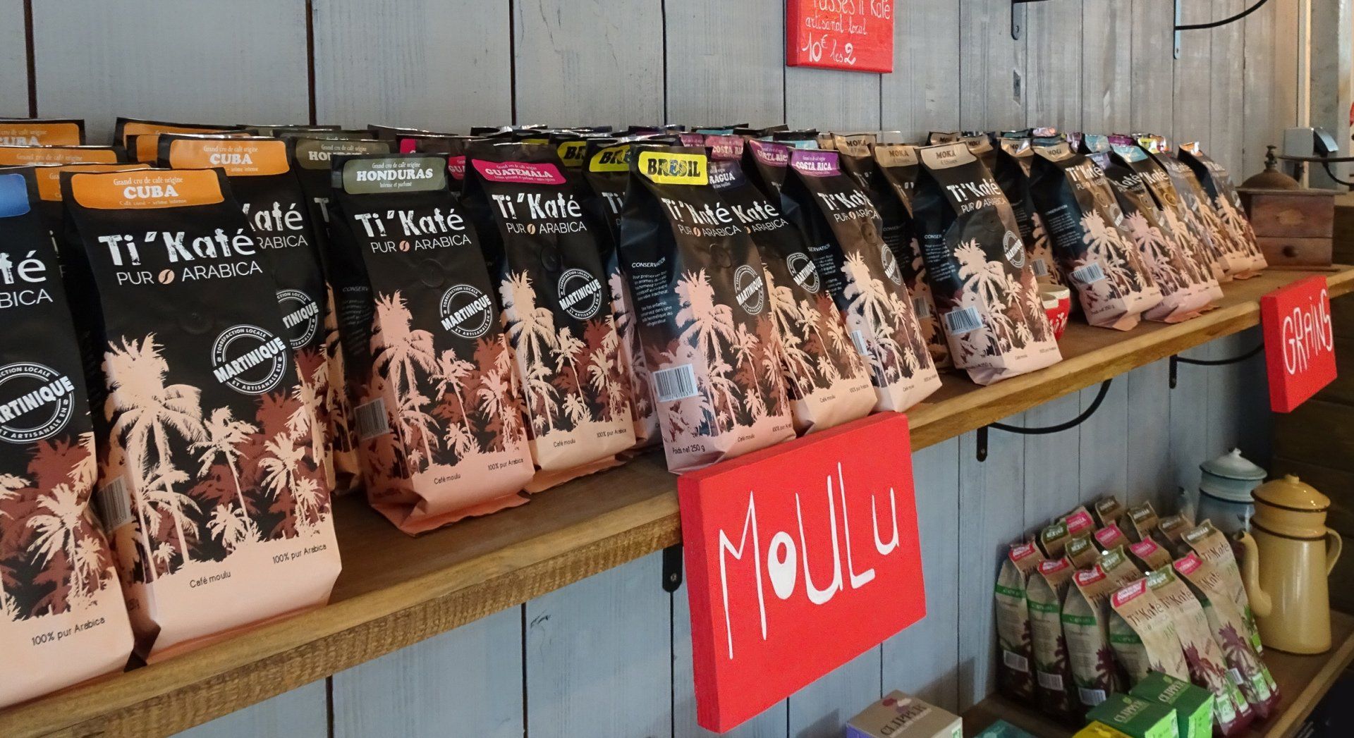 Situation de Ti'Kafé Brûlerie de Tartane, café en Martinique