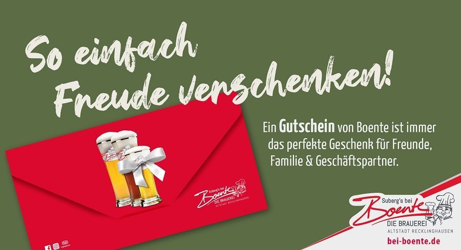 Restaurant-Gutscheine | Suberg's bei Boente | Recklinghausen