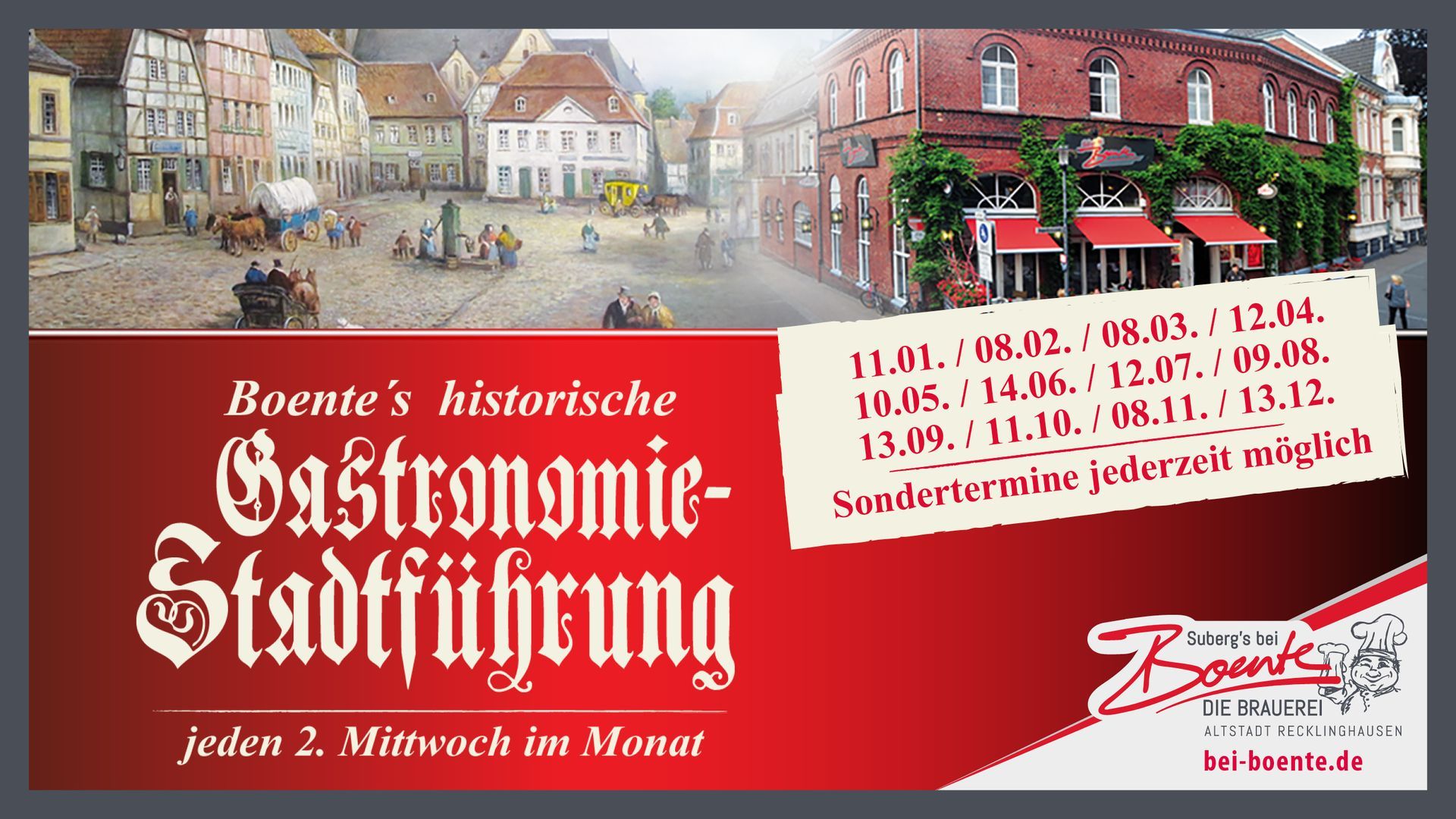 Stadtführung - Suberg's bei Boente - Bierbrauerei in Recklinghausen