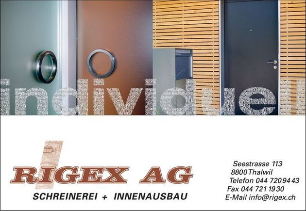 RIGEX AG Schreinerei und Innenausbau in Thalwil