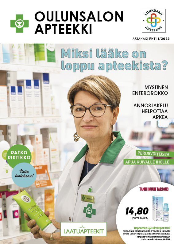 Oulunsalon apteekki -luotettavaa ja ystävällistä palvelua | Oulu, Oulunsalo