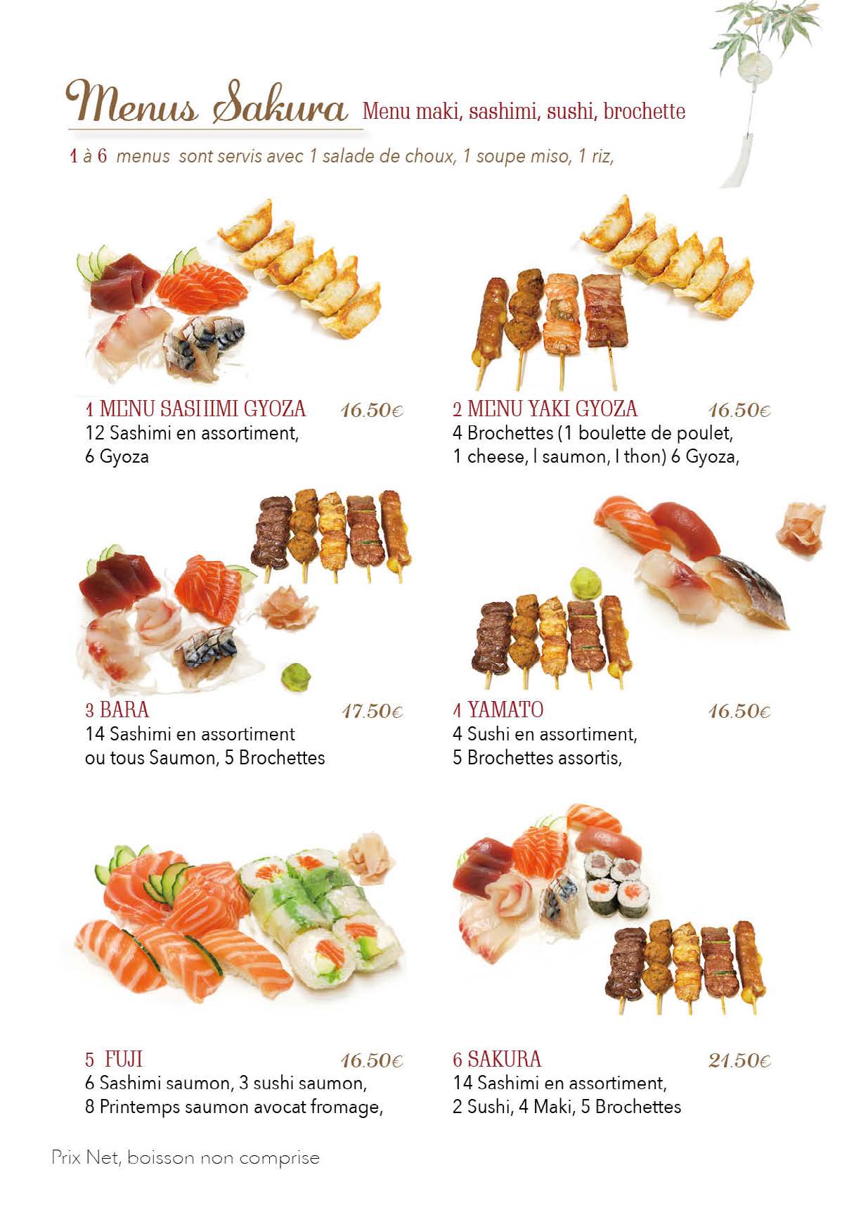 Consultez nos menus variés et notre carte à Trélissac