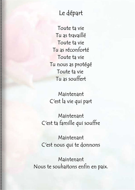 Textes et poèmes pour préparer des obsèques à Haubourdin