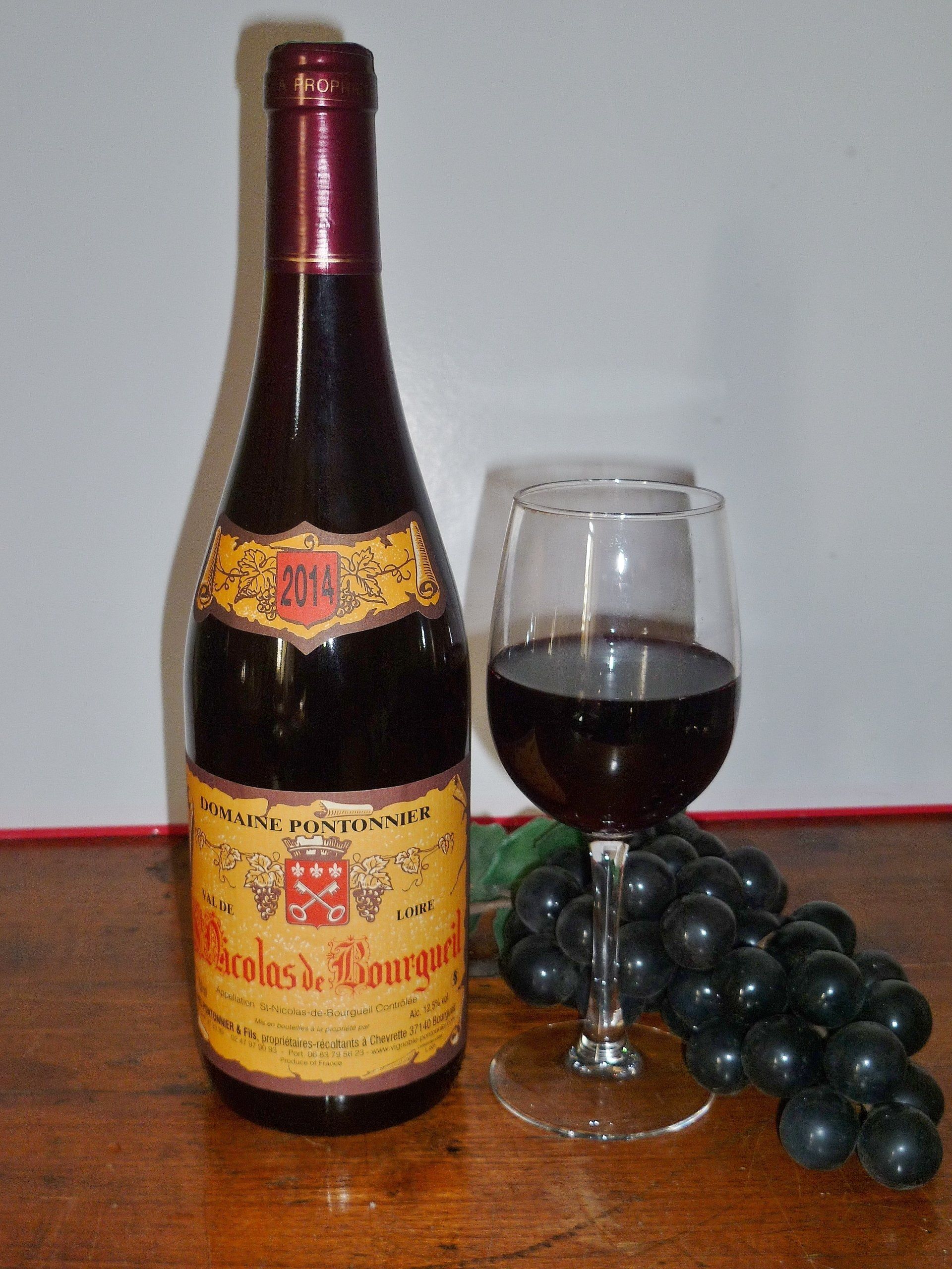 Vin rouge Bourgueil et Saint-Nicolas-de-Bourgueil - Domaine Pontonnier