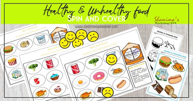 Healthy Vs Unhealthy Food Activities - Infoupdate.org