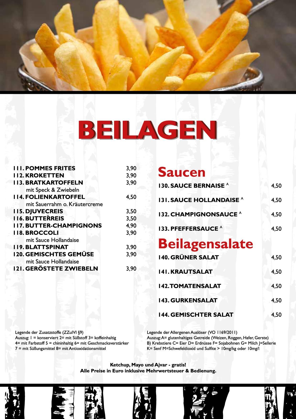 Speisekarte | Langenfeld | Steakhaus Passage-Stube