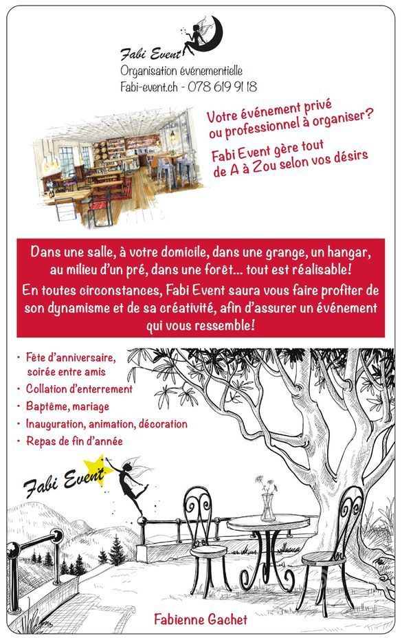 Nous organisons votre évènement | Ursy | Fabi Event