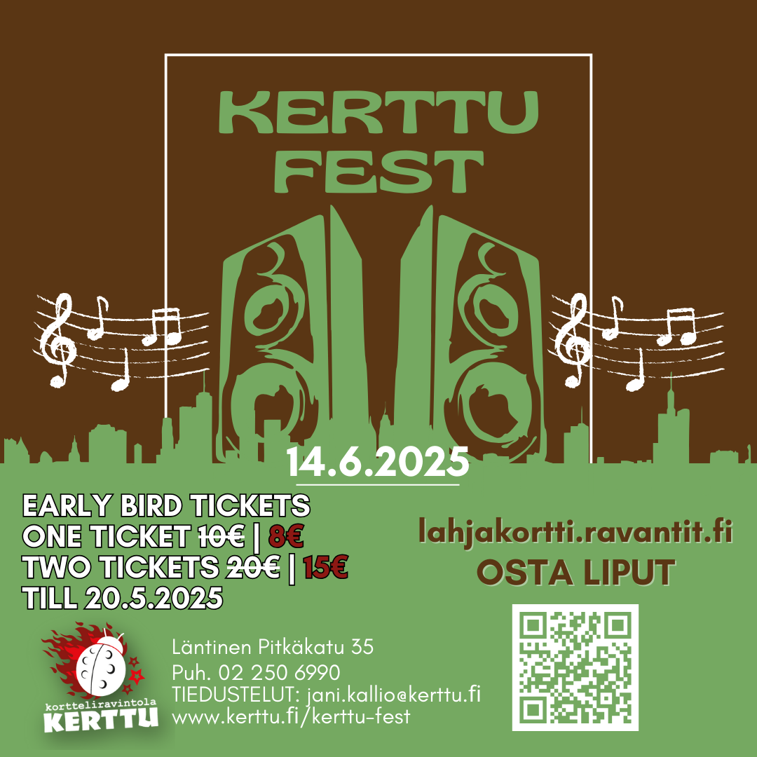Kortteliravintola Kerttu | Turku | Lounas | Menu | Hampurilaisbuffet
