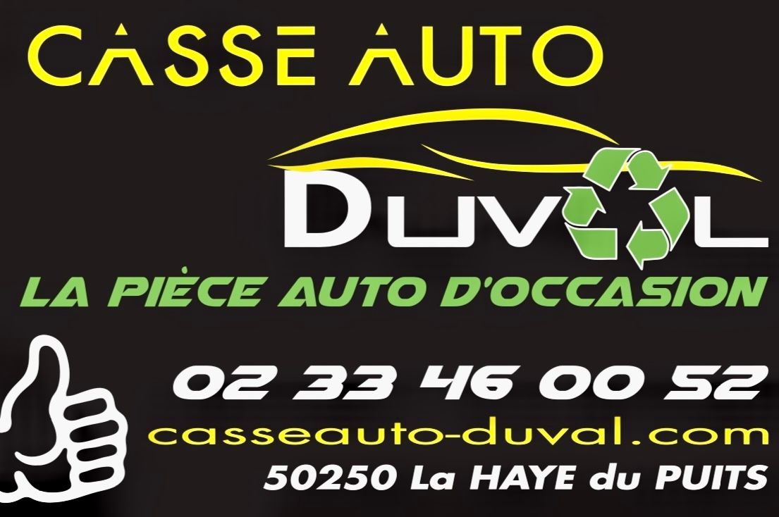 Casse Automobile Duval, recyclage auto près de Cherbourg-Octeville