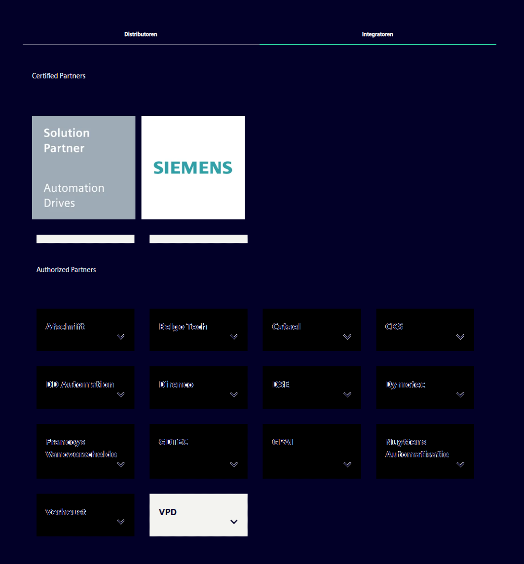 VPD bv Siemens authorized partner