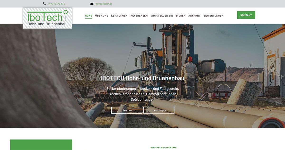 LEISTUNGEN | IBOTECH Bohr- und Brunnenbau GmbH